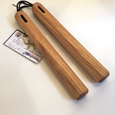 10 inch Ash Nunchaku American Nunchaku Co handmade in USA