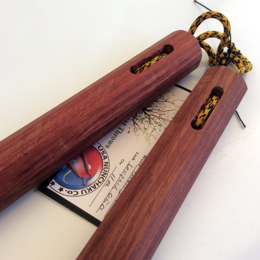 Slim Bubinga Nunchaku | American Nunchaku Company