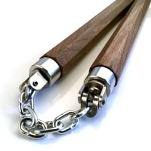 Black Walnut Chain Nunchaku - American Nunchaku