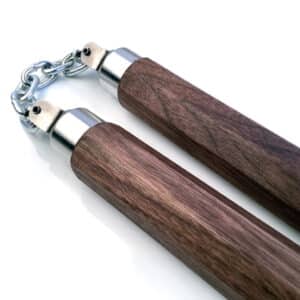 Black Walnut Chain Nunchaku - American Nunchaku
